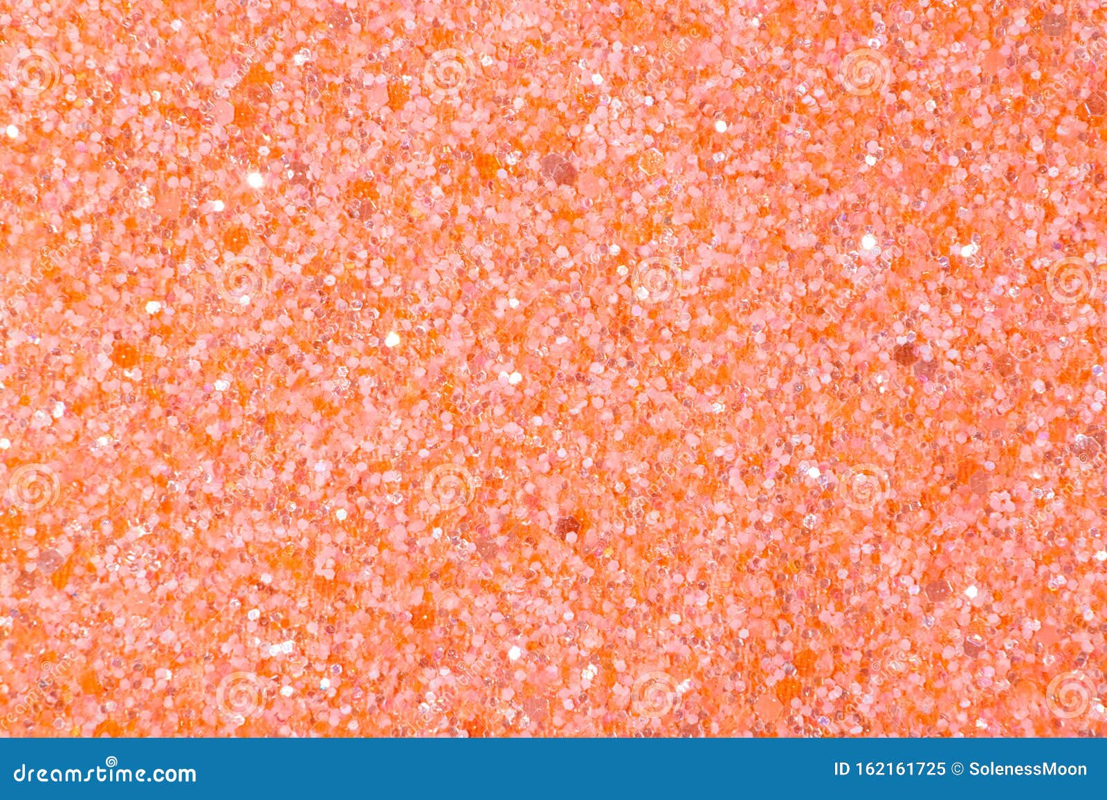 Holographic Bright Orange Glitter Texture Background Stock Image ...