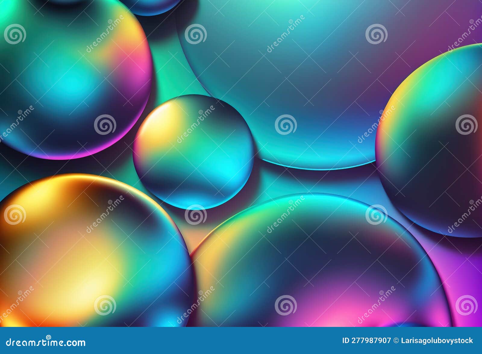 Holographic Bubbles Splash Vector Transparent | CartoonDealer.com ...