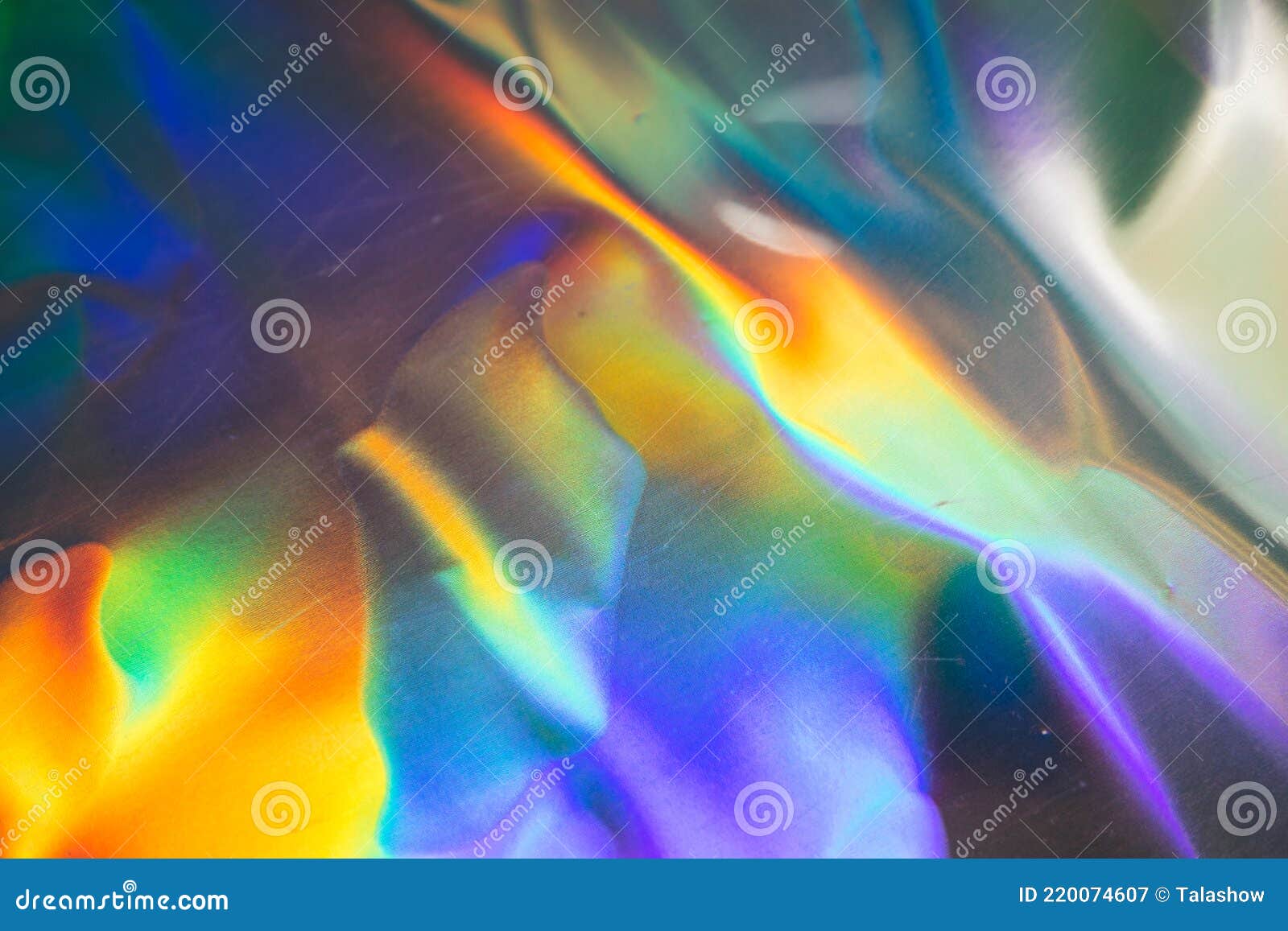 Holographic Foil Abstract Rainbow Bright Design Background Stock Image ...