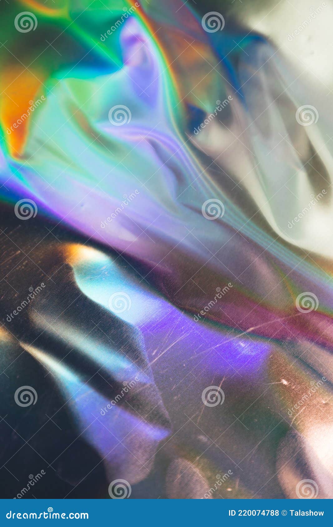 Holographic Foil Abstract Rainbow Bright Design Background Stock Photo ...