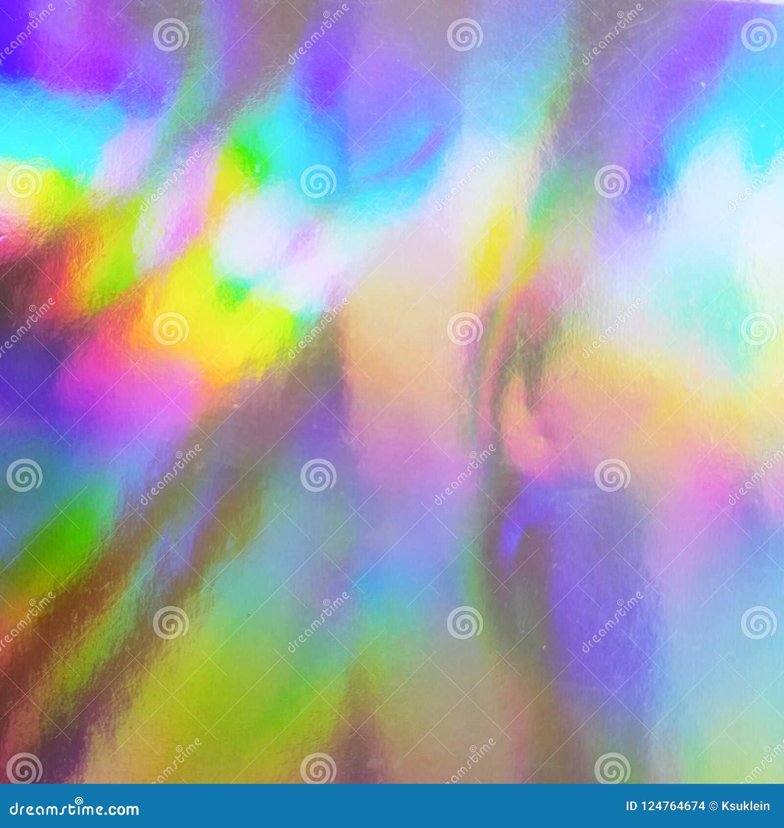 Holographic Foil Texture. Rainbow Magic Background. Stock Photography ...