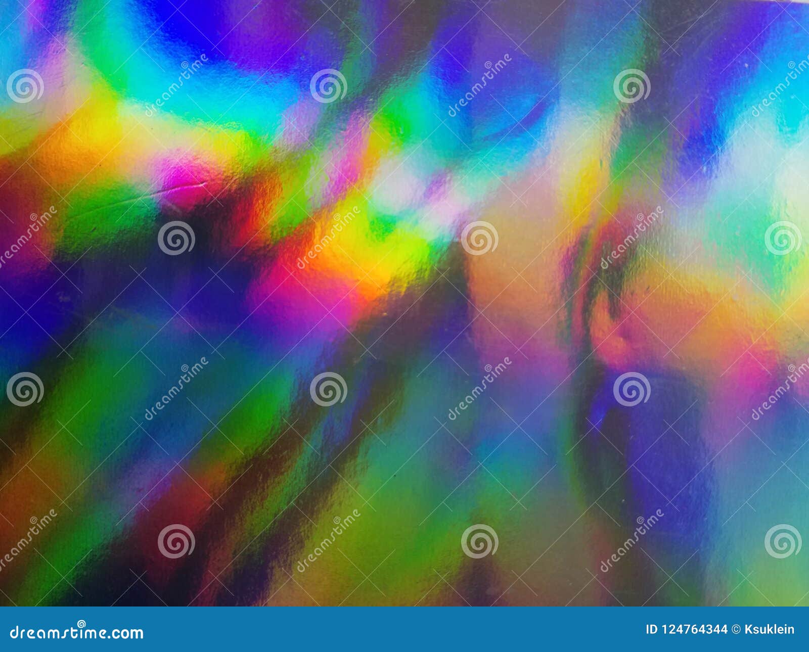 Holographic Foil Texture. Rainbow Magic Background. Stock Photo - Image ...