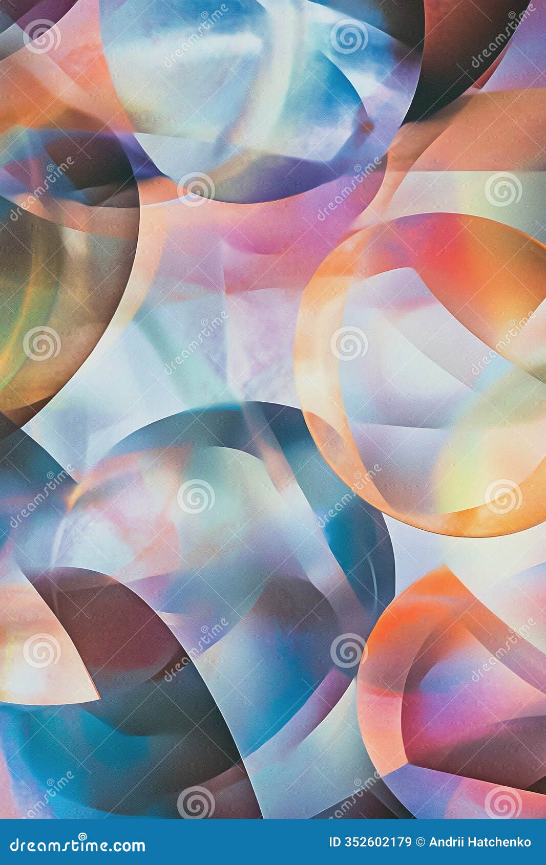 Holographic Frame with Interference Patterns Stock Illustration ...