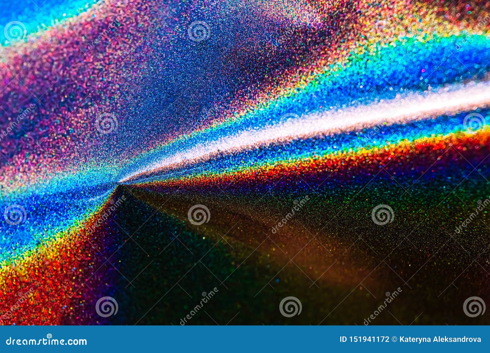Holographic Glitter Texture. Rainbow Spectrum Gradient. Shiny Abstract ...