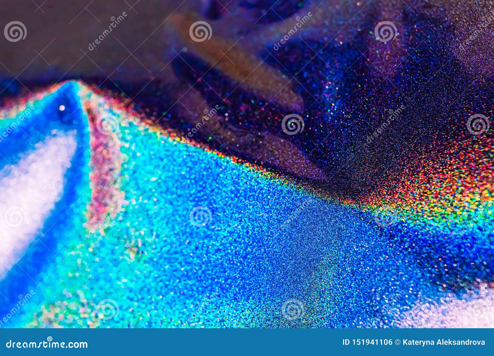 Holographic Glitter Texture. Rainbow Spectrum Gradient. Shiny Abstract ...