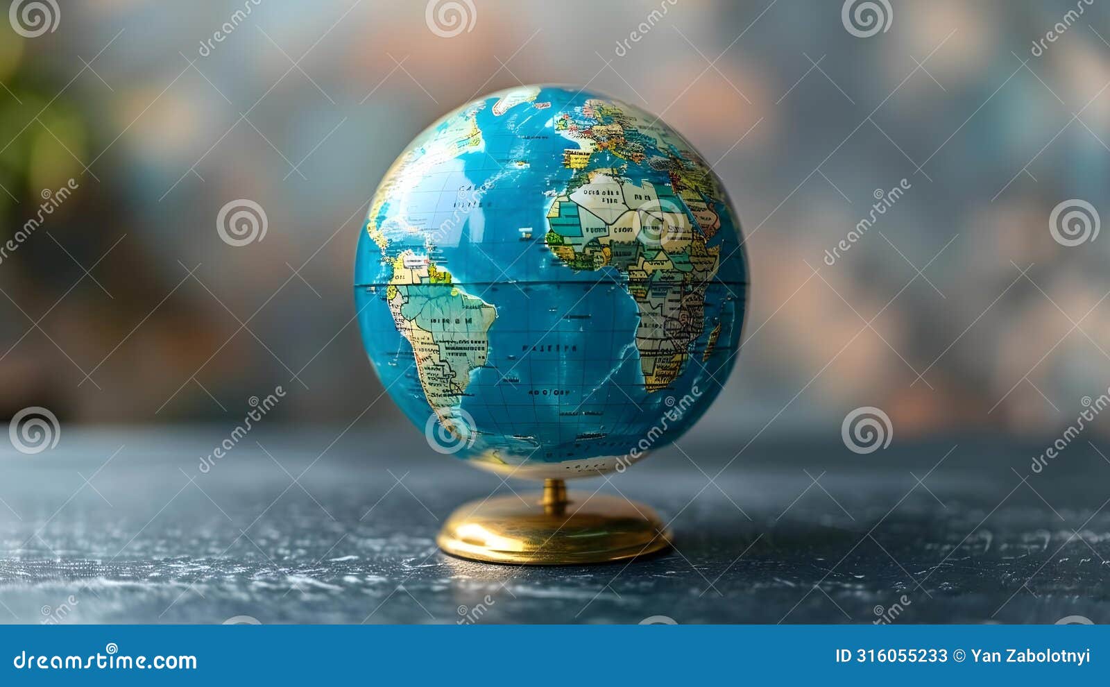 Holographic Globe with Various Insurance Types Showcases Global ...
