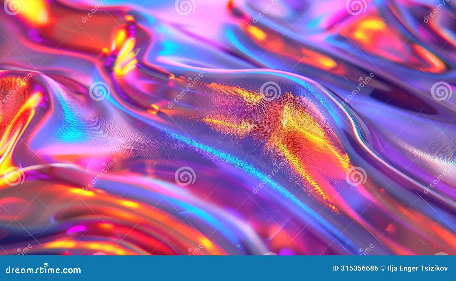Holographic Gradient Backdrop with Mesmerizing Magic Lights and ...