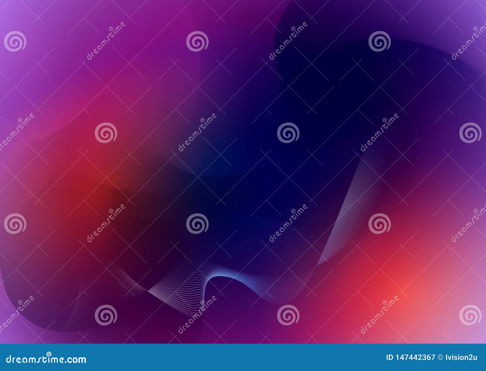 Dynamic Minimal Wave Line Composition Design In A4 Size, Layout For ...