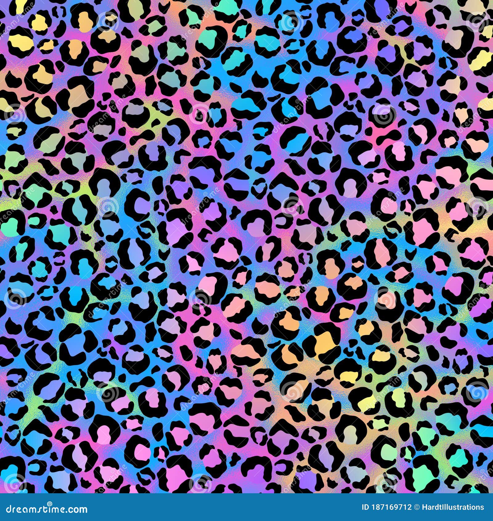 Neon Leopard Print Wallpapers