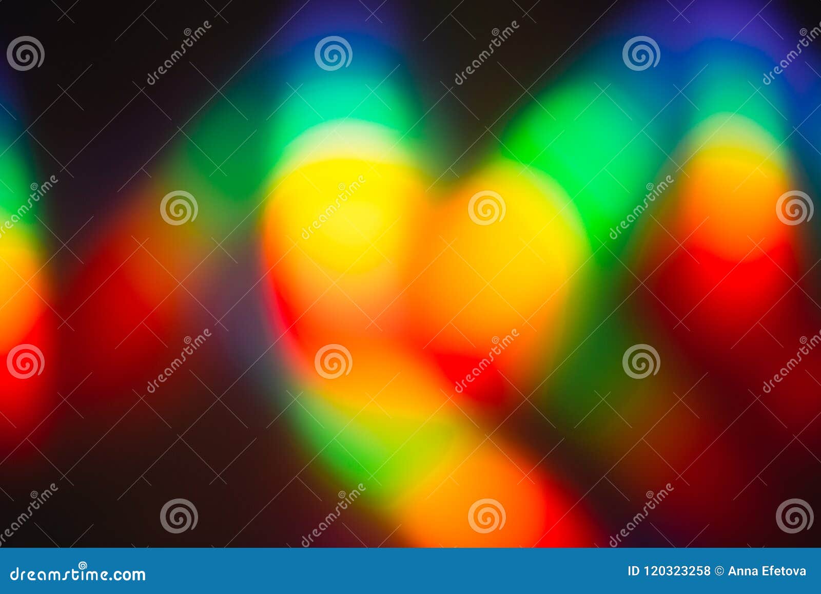 Holographic Light with Rainbow Rays Stock Photo - Image of foil ...