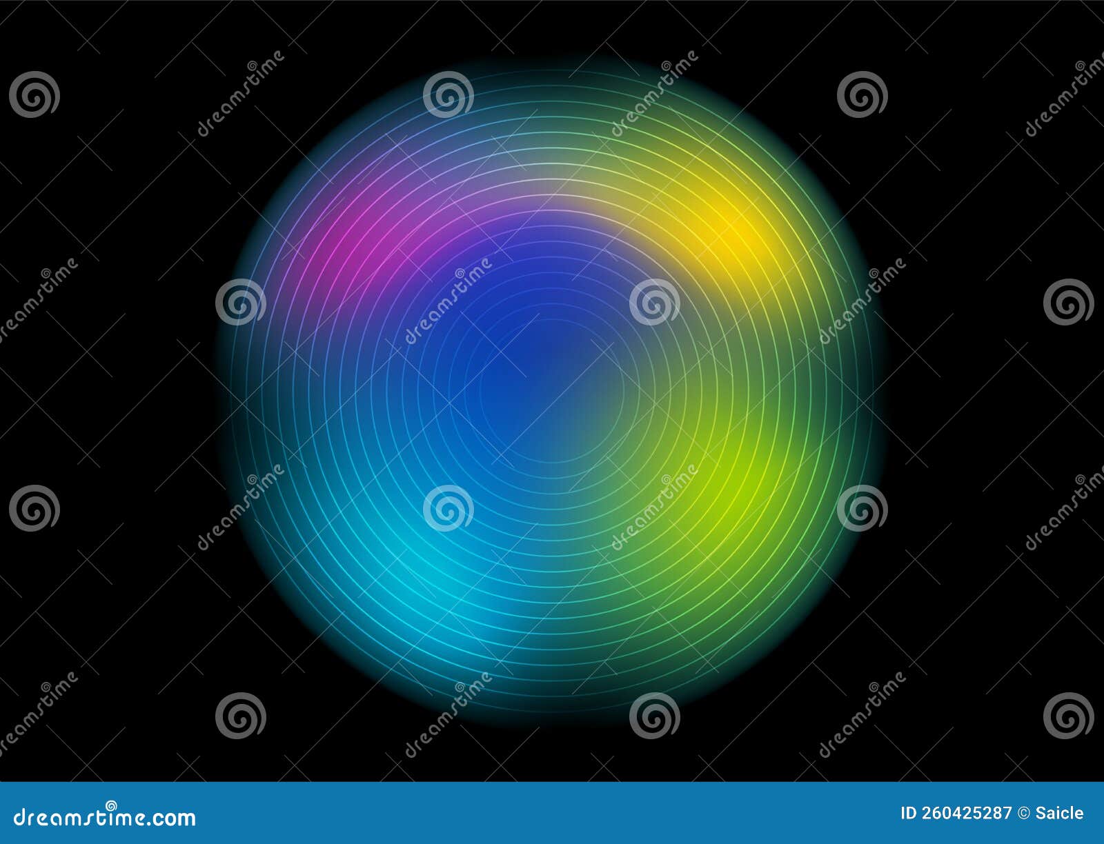 Holographic Liquid Sphere and Linear Rings Abstract Background Stock ...