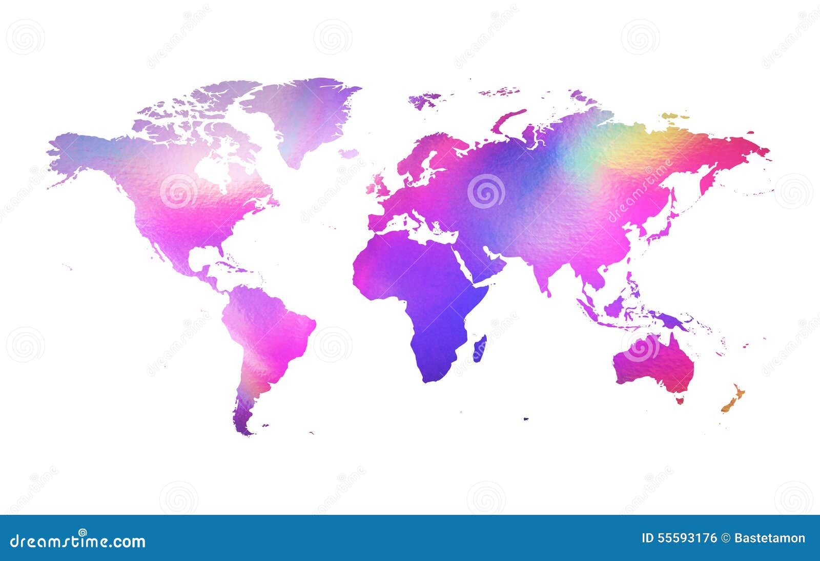 Holographic Map Royalty-Free Cartoon | CartoonDealer.com #55593176