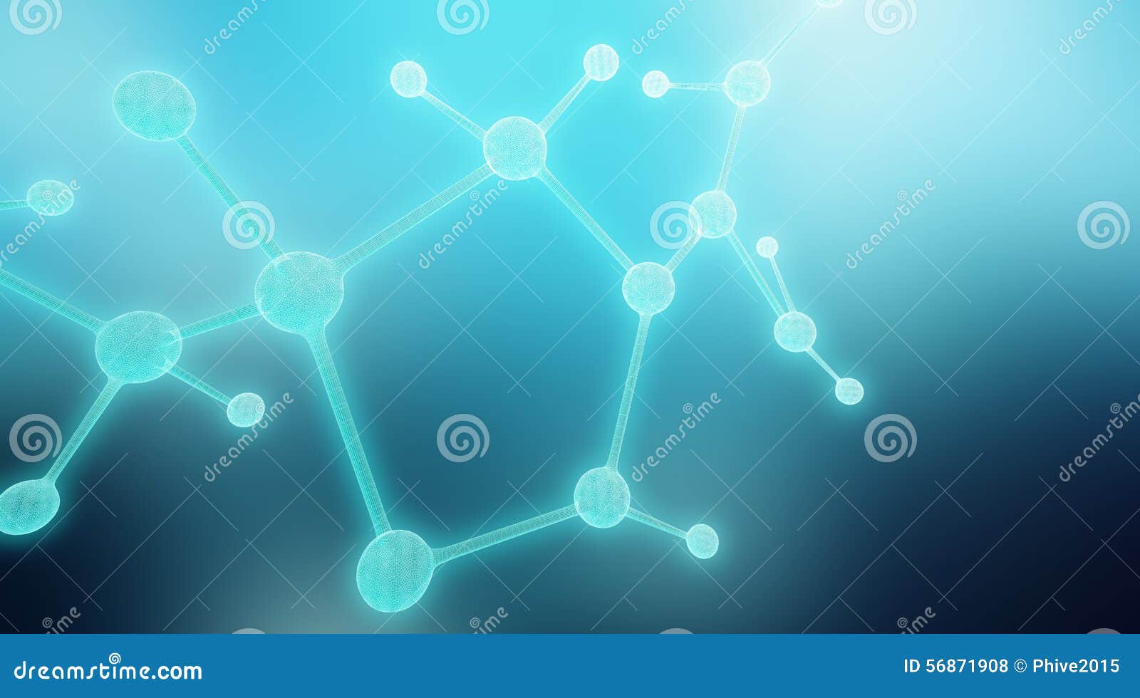 Molecule Atom Structure Background Template Vector Illustration ...