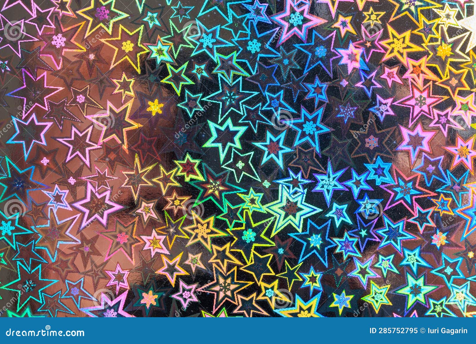 Holographic Paper with a Geometric Pattern. Background or Backdrop ...