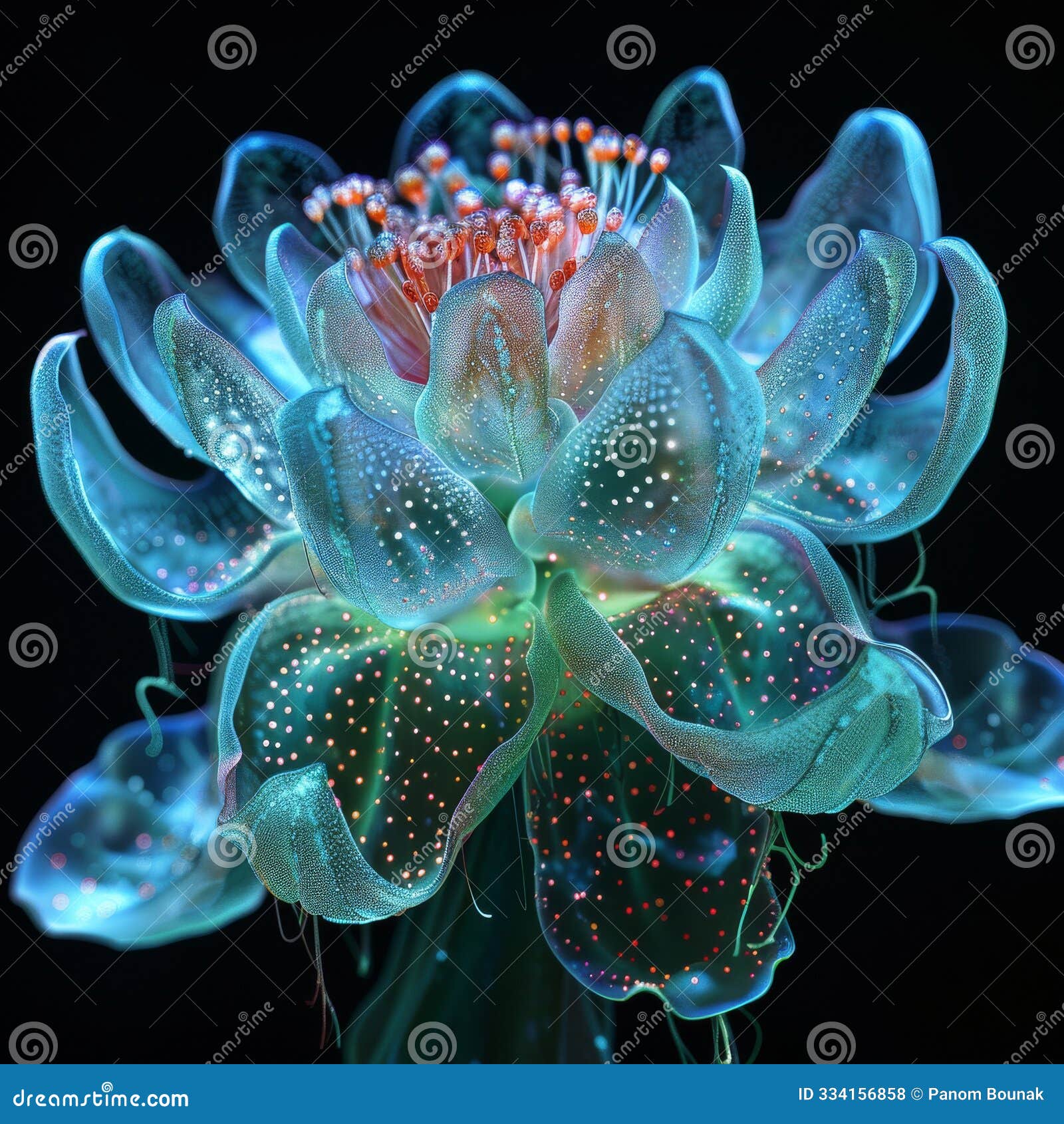 A Holographic Projection of a Plant S Internal Structure, Revealing the ...