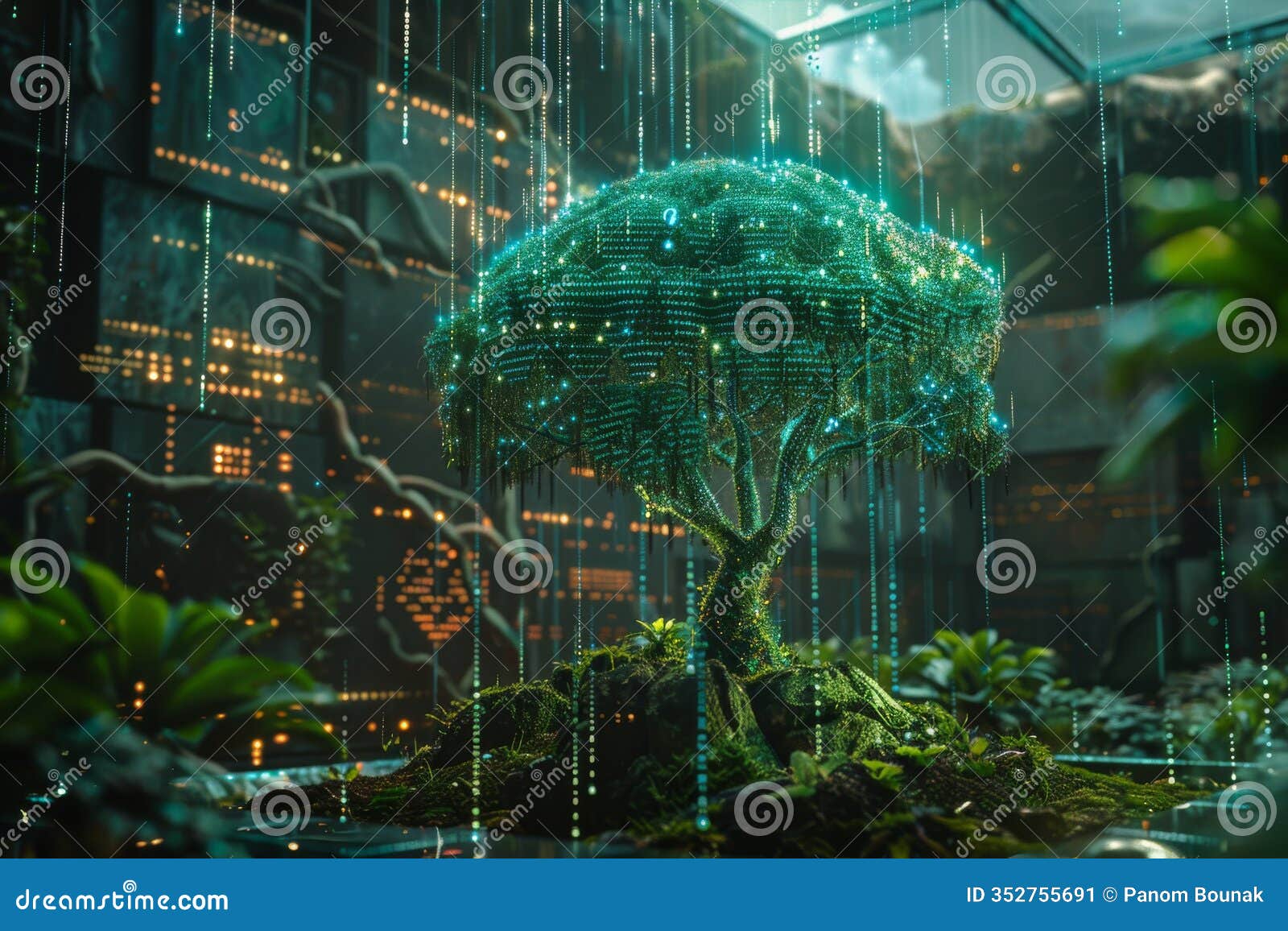 A Holographic Projection Showcasing the Potential of AI for Sustainable ...