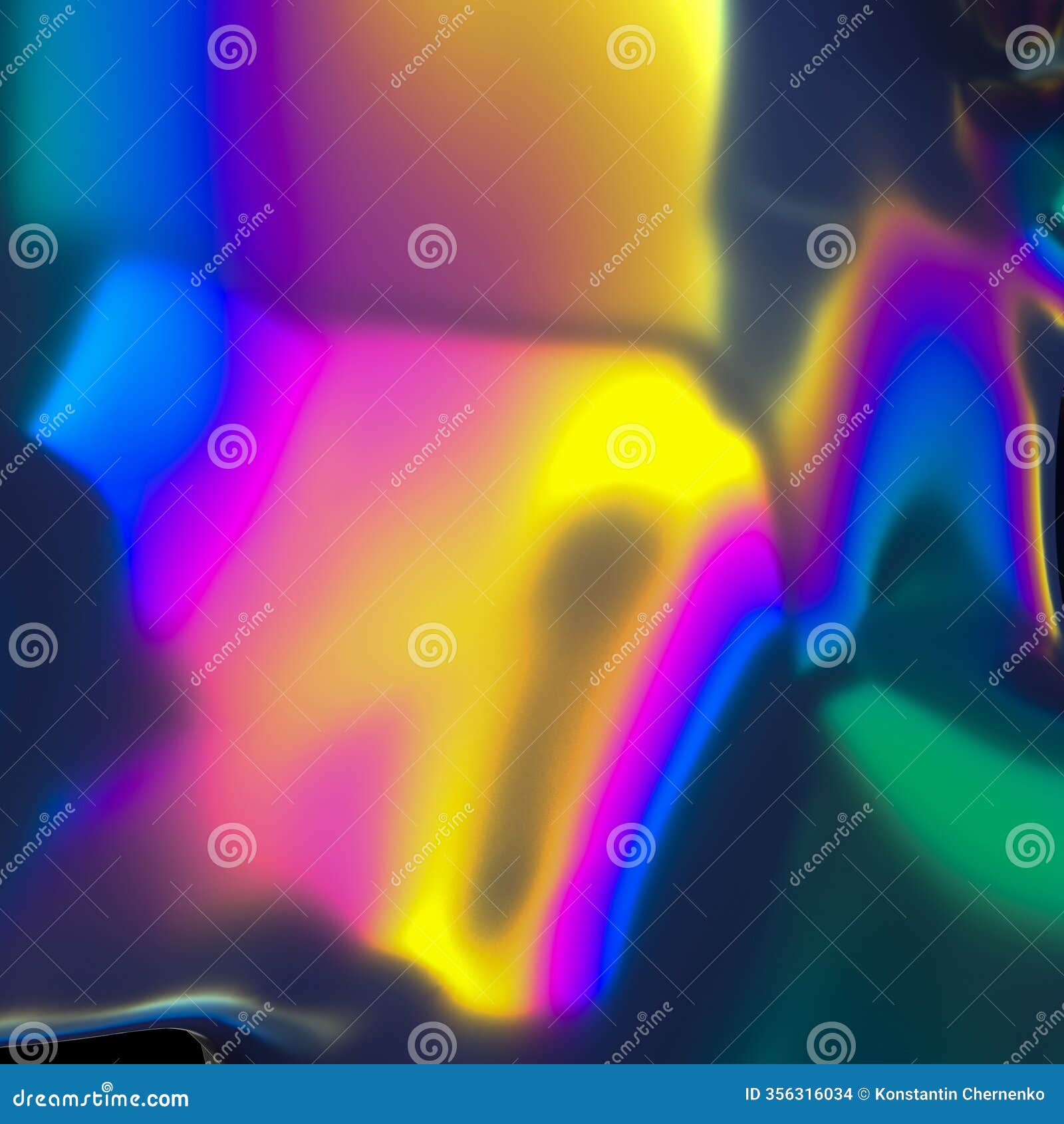 Holographic Texture. Shiny Spectrum Template. Hologram Gradient. Vector ...