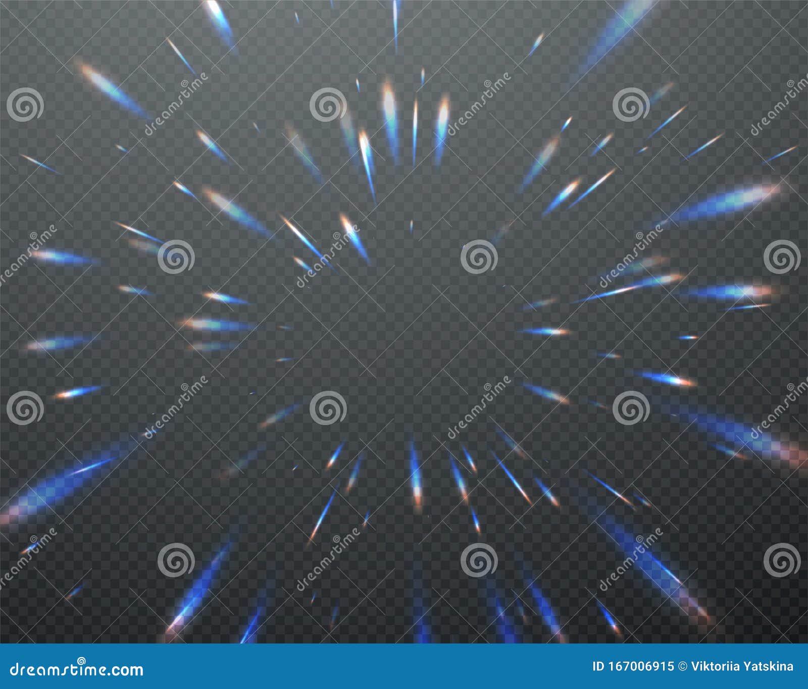 Holographic Transparent Reflections Flare Isolated on Transparent Dark ...