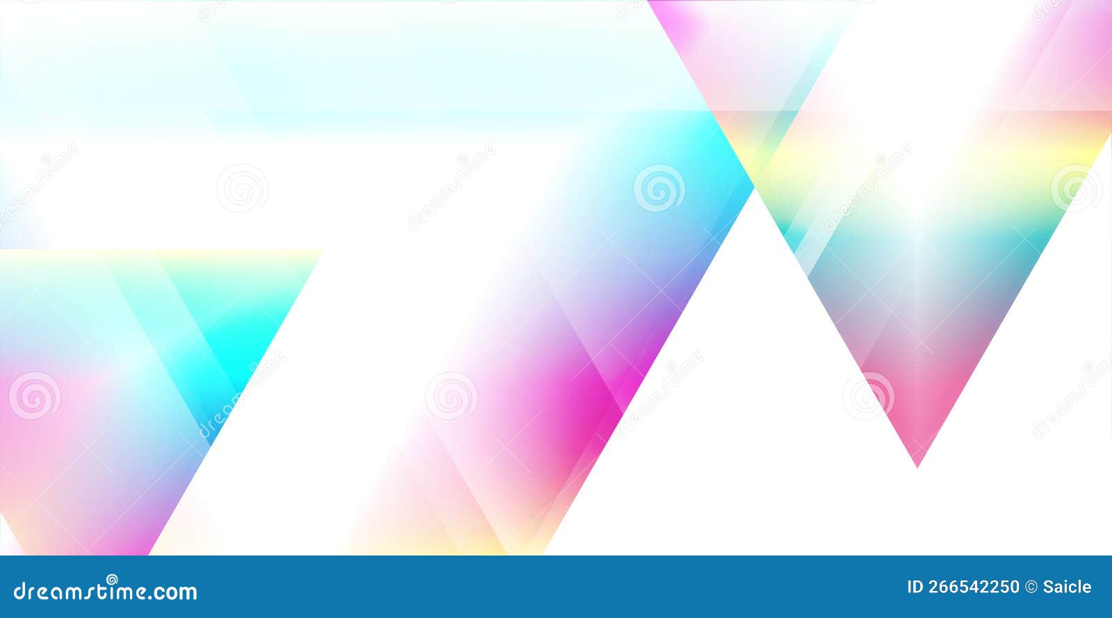 Holographic Triangles Geometric Abstract Tech Background Stock Vector ...