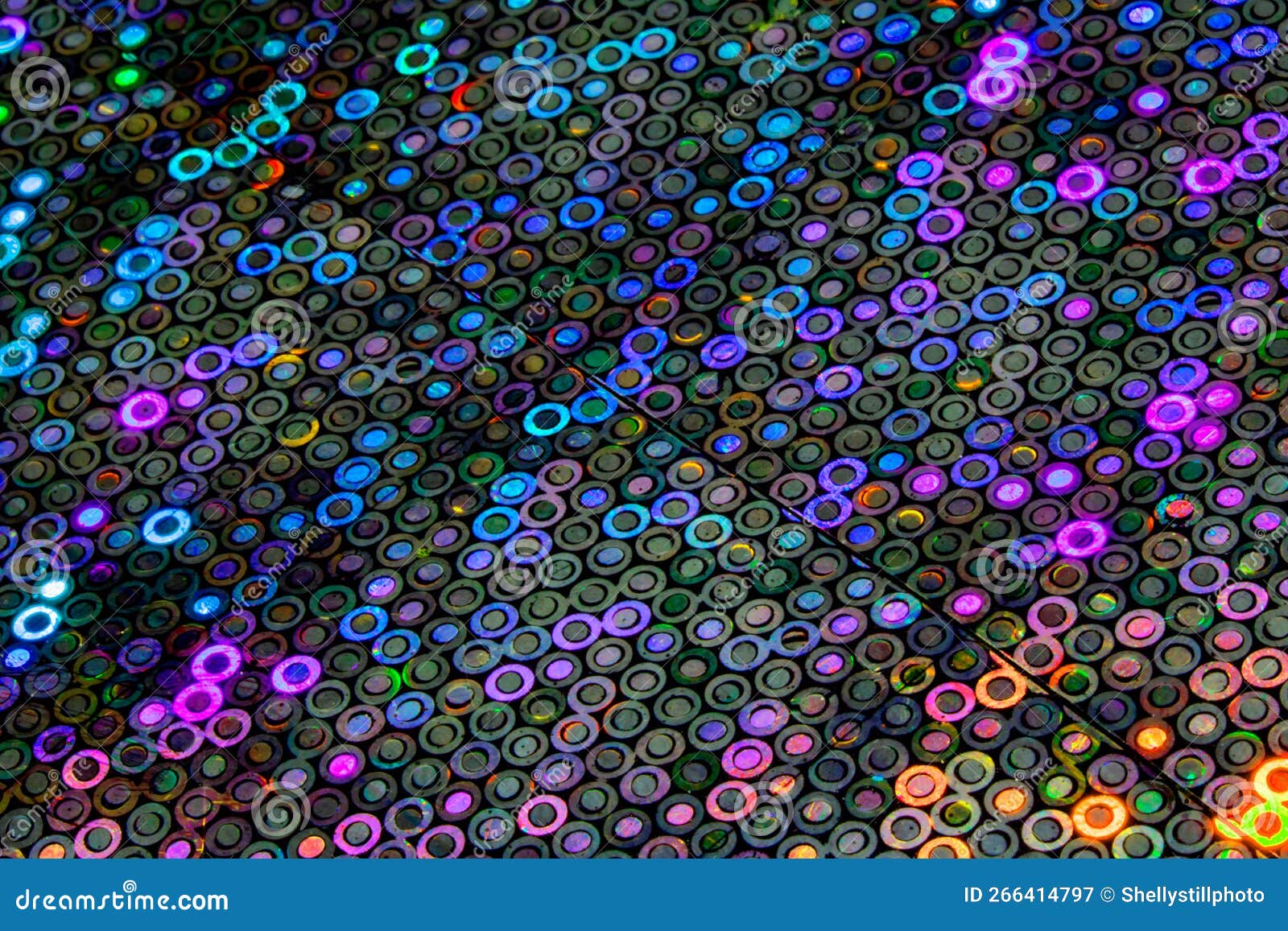 Holographic Vibrant and Colourful Disco Circles that are Shiny for ...