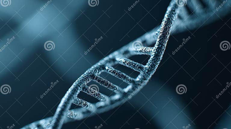 Holographic Visualization of DNA Research Technology Stock Illustration ...