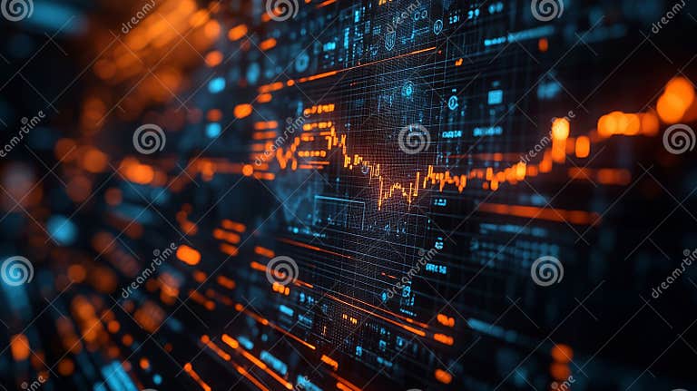 Holographic Visualizations Showcasing Global Data Trends and Analytics ...