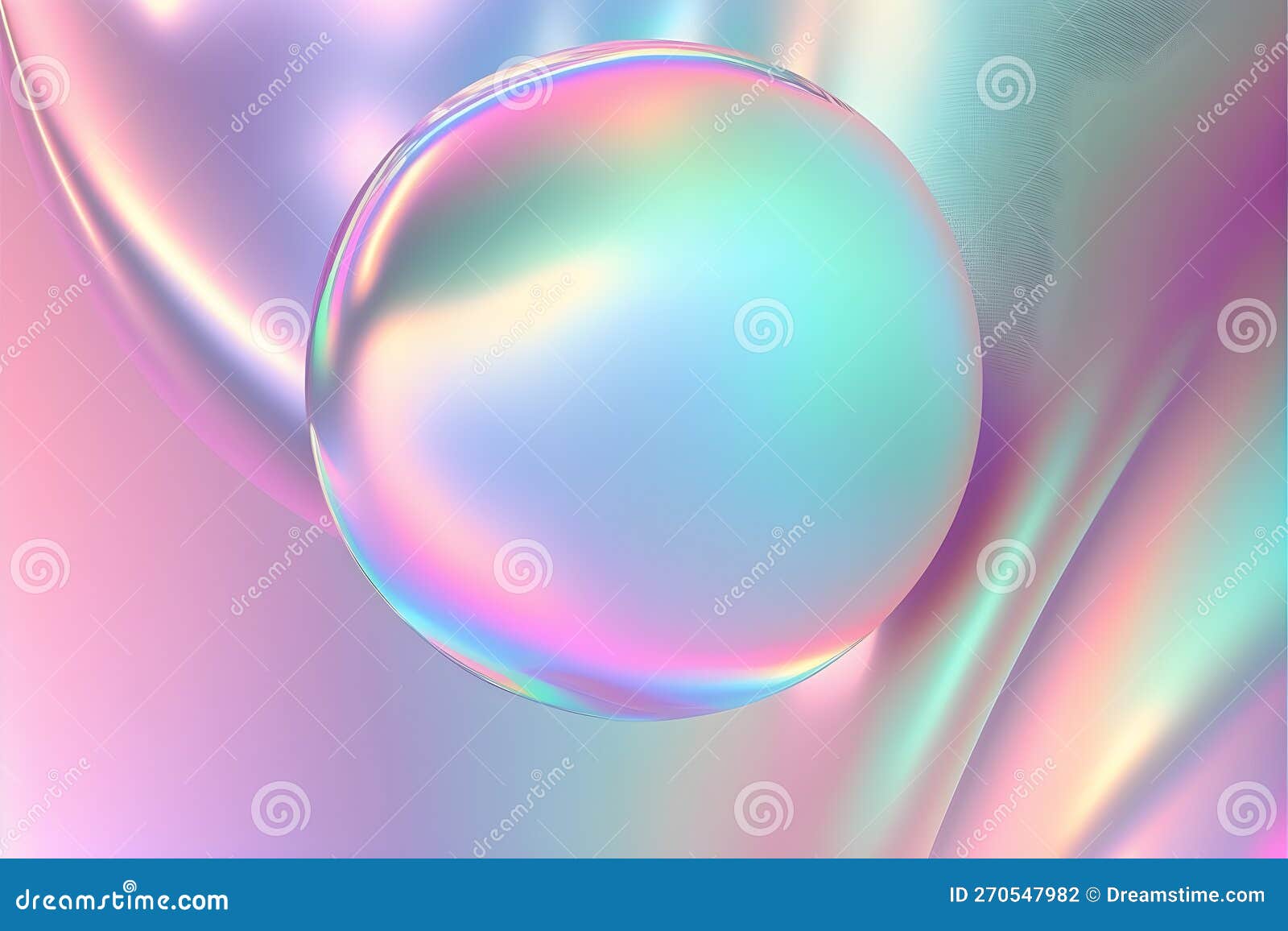 Liquid Hologram Shapes. Futuristic Fluid Holographic Elements. Vector ...