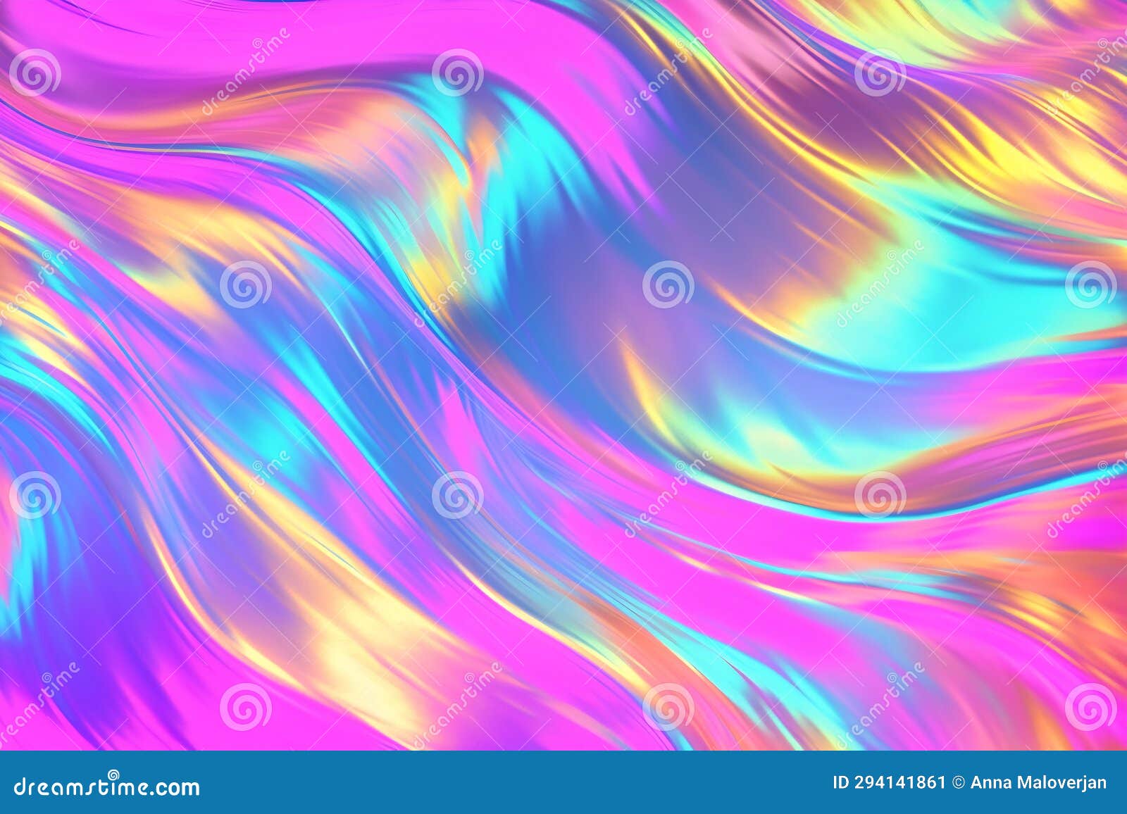 Holographic Wallpaper Background. Hologram Texture Stock Image - Image ...