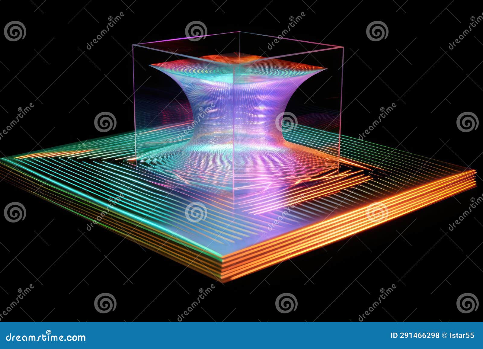 Holography and Scientific Visualization Concept AI Generated Stock ...