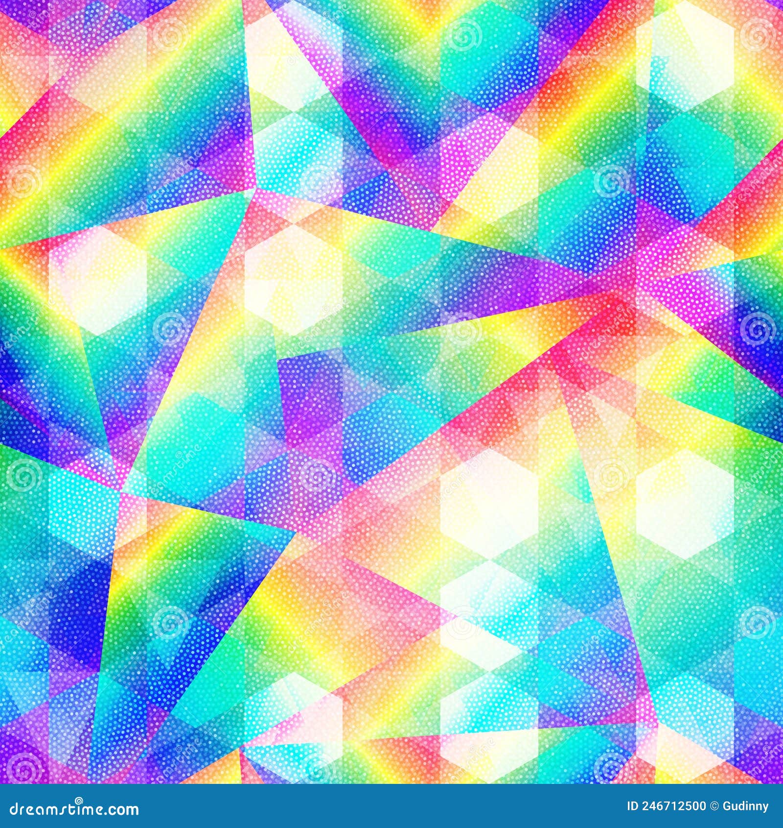 Holography Triangle Seamless Texture Vector Illustration ...