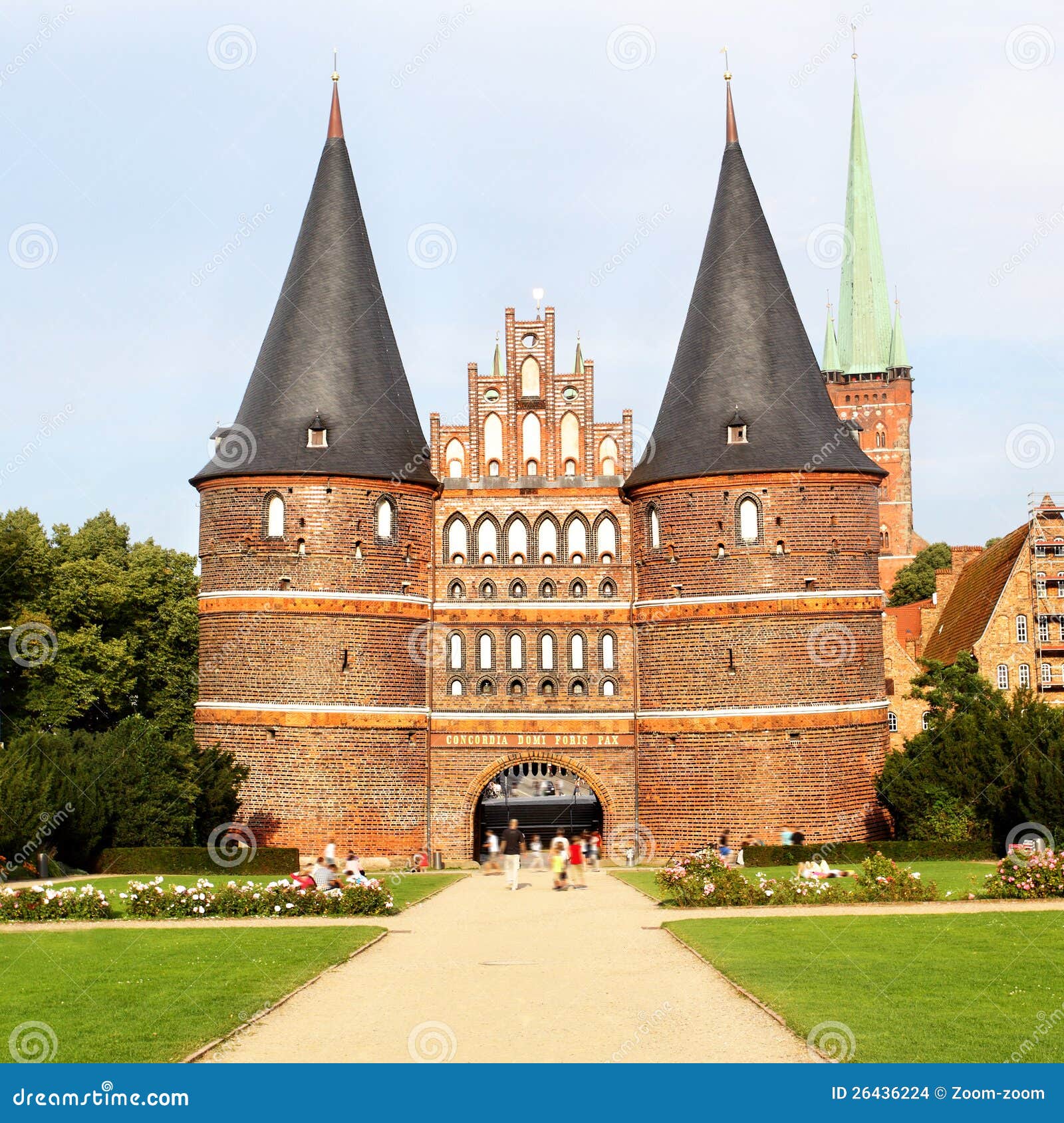 Holsten Gate stock photo. Image of fortification, hanseatic - 26436224