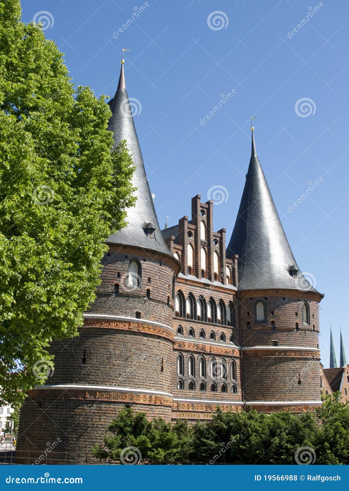 Holstentor in Luebeck, Germany Stock Photo - Image of germany, luebeck ...
