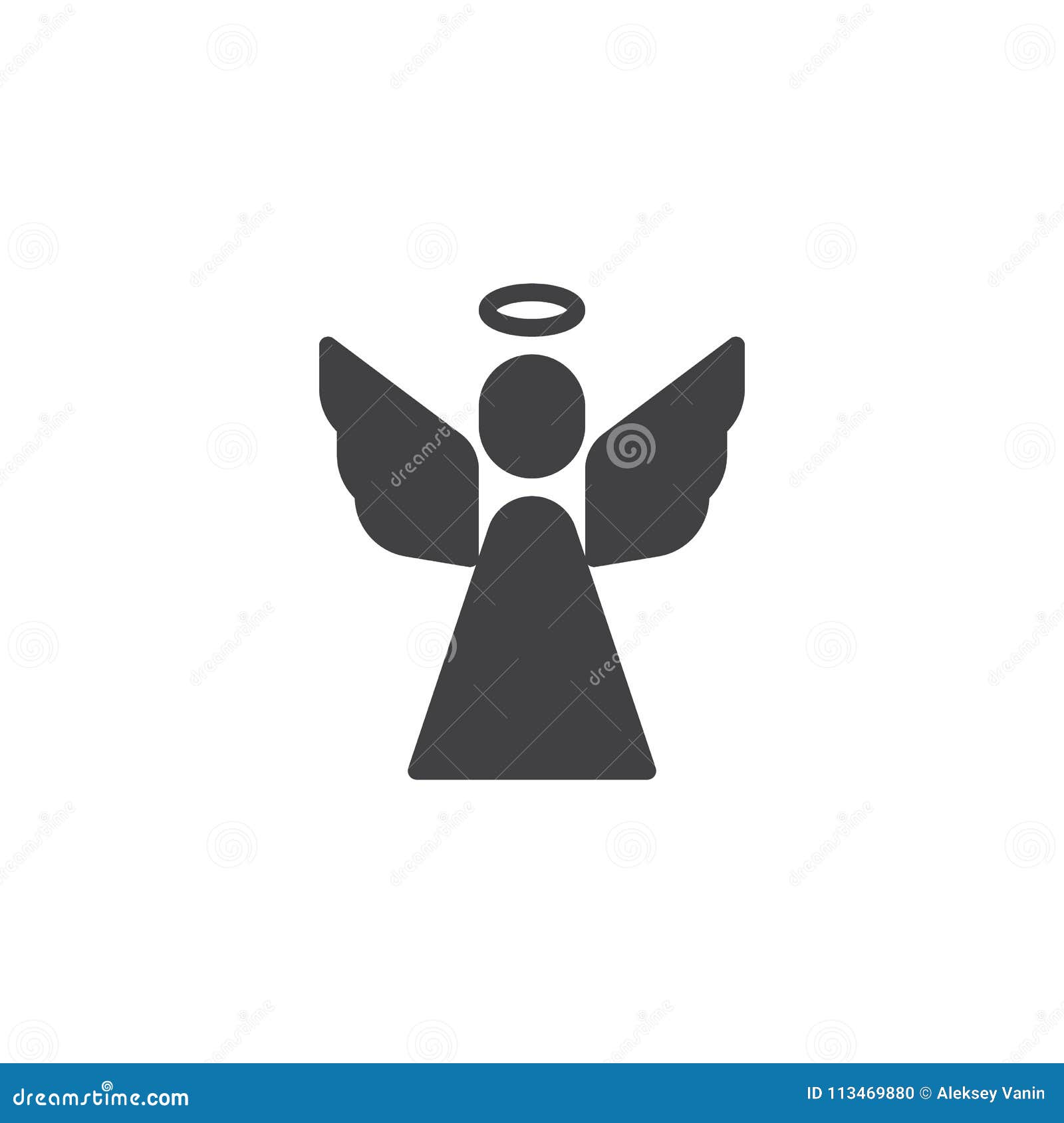 Holy angel vector icon stock vector. Illustration of decoration - 113469880