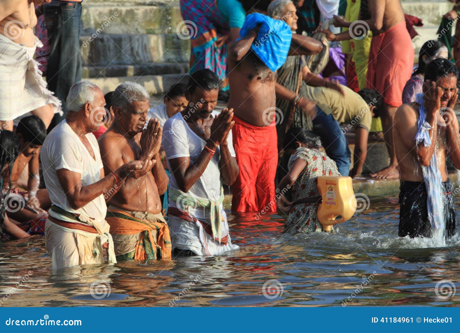 The Holy Bath in Varanasi editorial photo. Image of ghat - 41184961