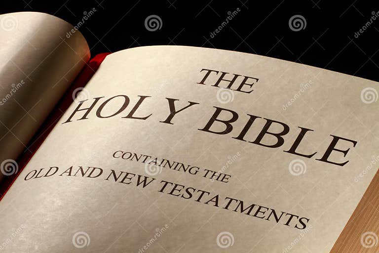 The Holy Bible stock photo. Image of spirit, theology - 23631958