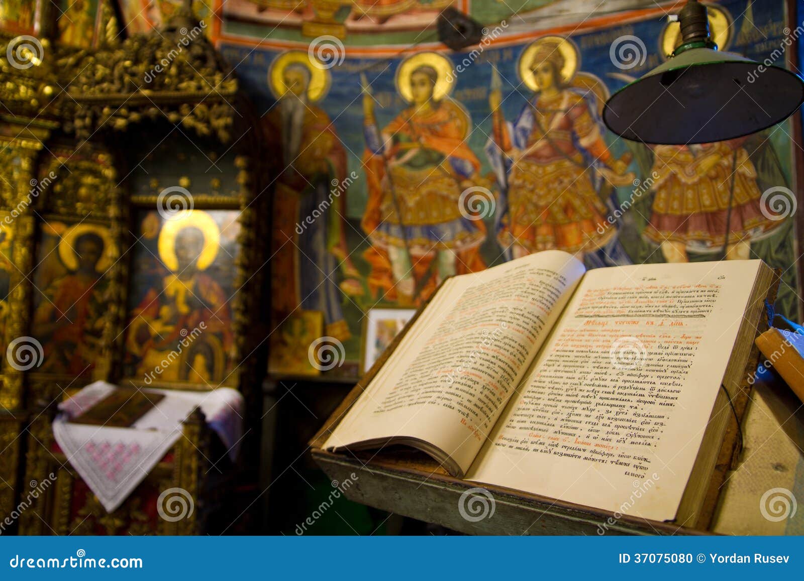 Holy bible on altar stock photo. Image of jesus, biblical - 37075080