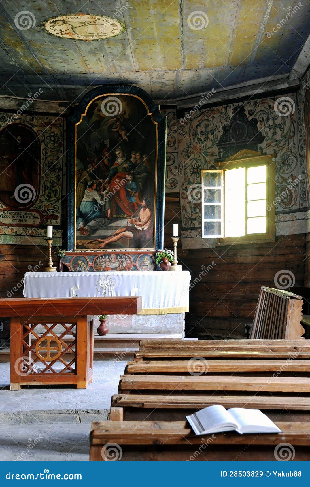 Holy Bible in church stock image. Image of praying, opened - 28503829