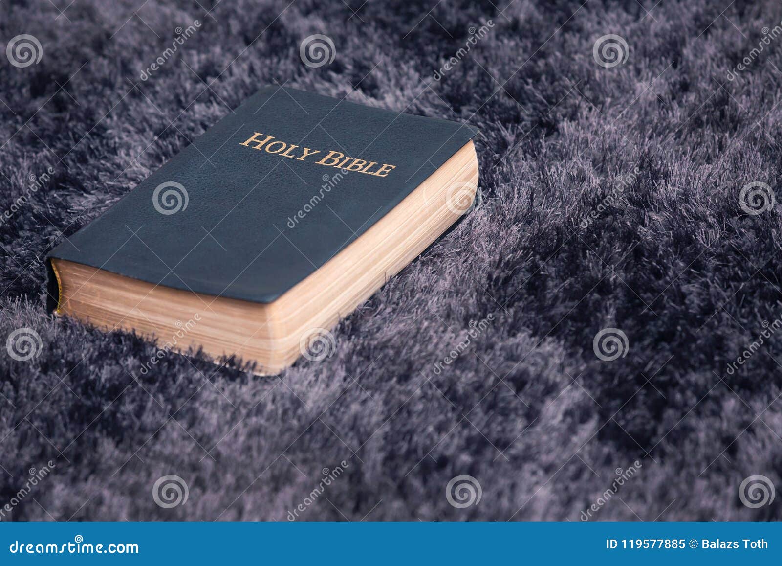 Holy Bible on Dark Texture stock image. Image of precious - 119577885