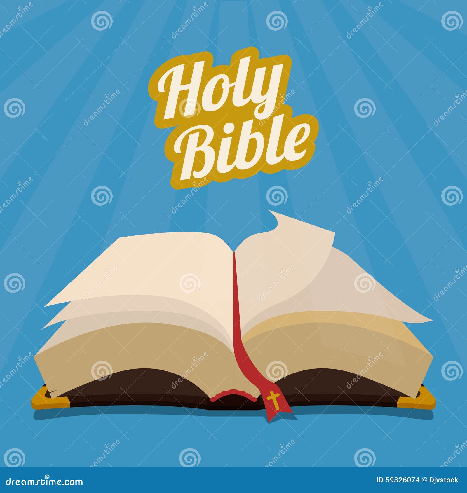 Holy bible design. stock vector. Illustration of testament - 59326074