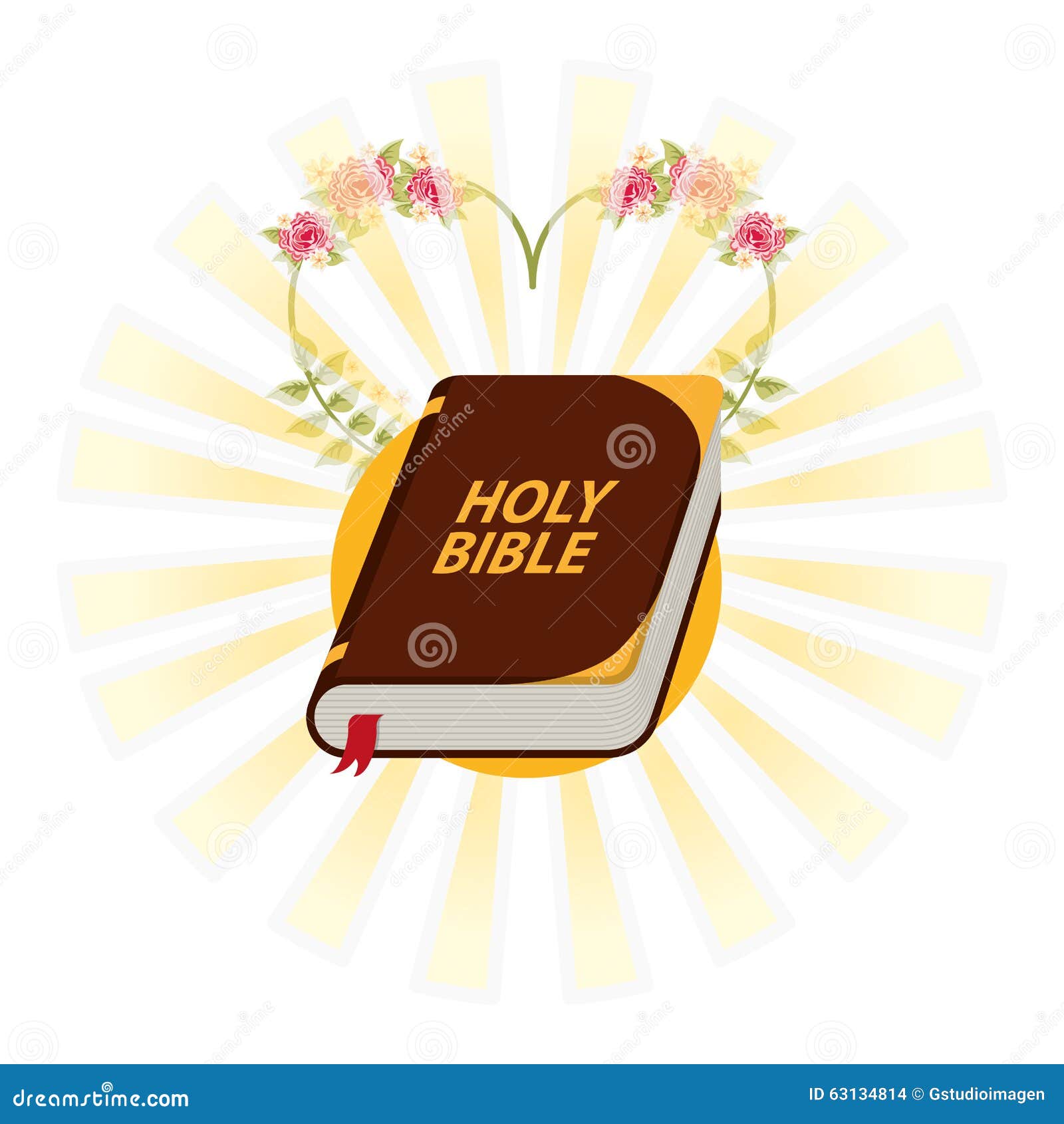 Holy bible design stock vector. Illustration of page - 63134814