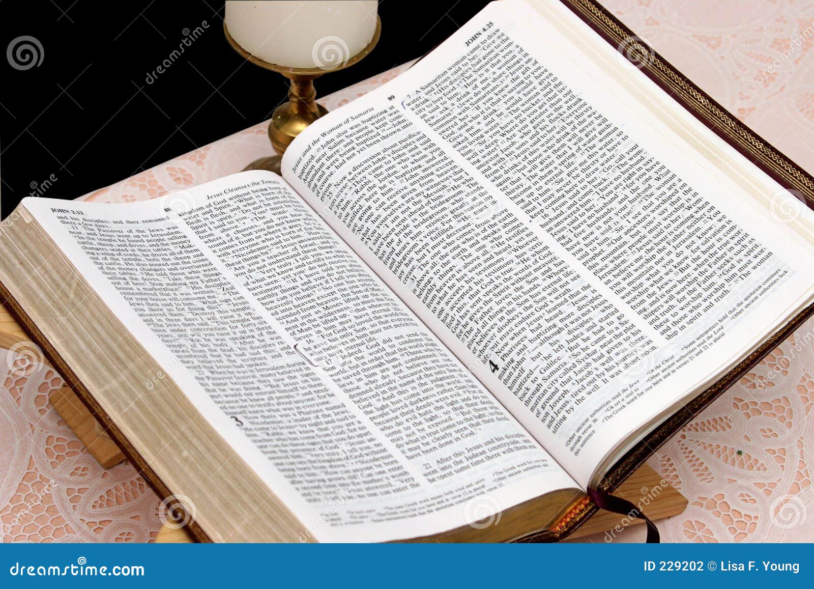 Holy Bible Open 1 stock photo. Image of love, faithful - 229202