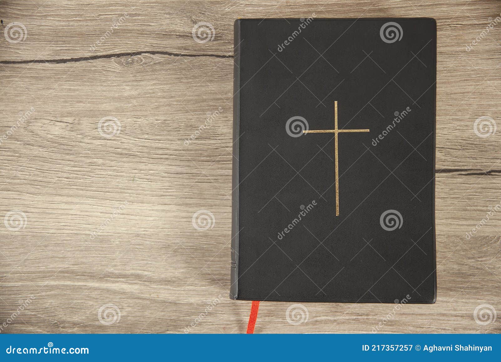 Holy Bible on the table stock image. Image of religion - 217357257