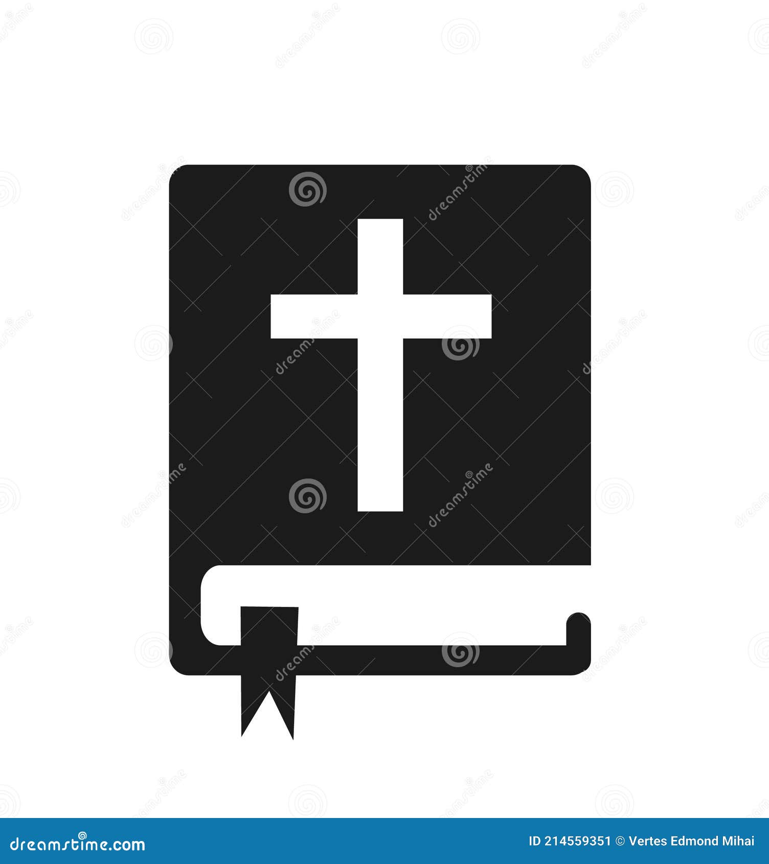 Holy Bible Vector Illustration Stock Vector - Illustration of symbol ...