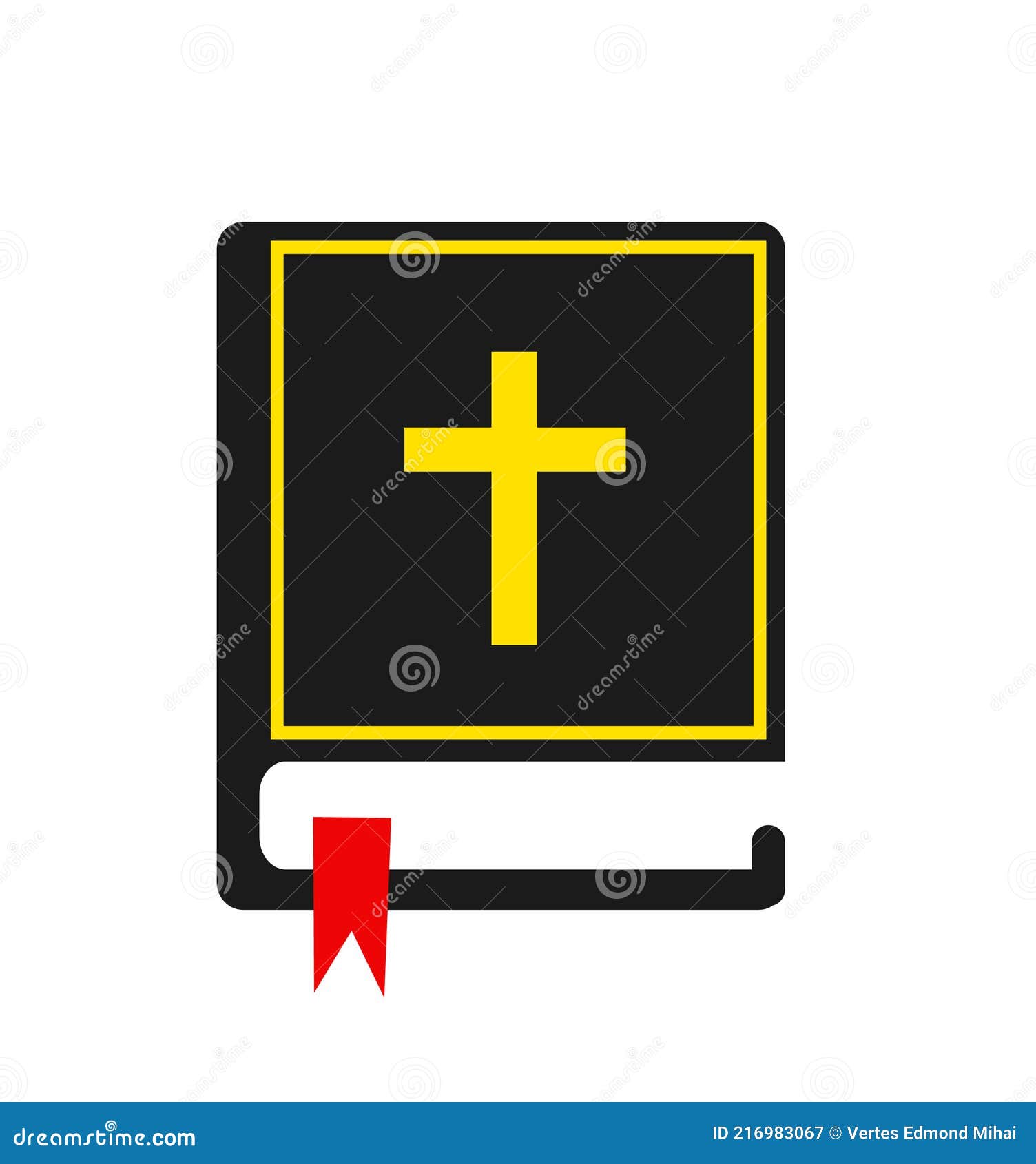 Holy Bible Vector Illustration Stock Vector - Illustration of page ...