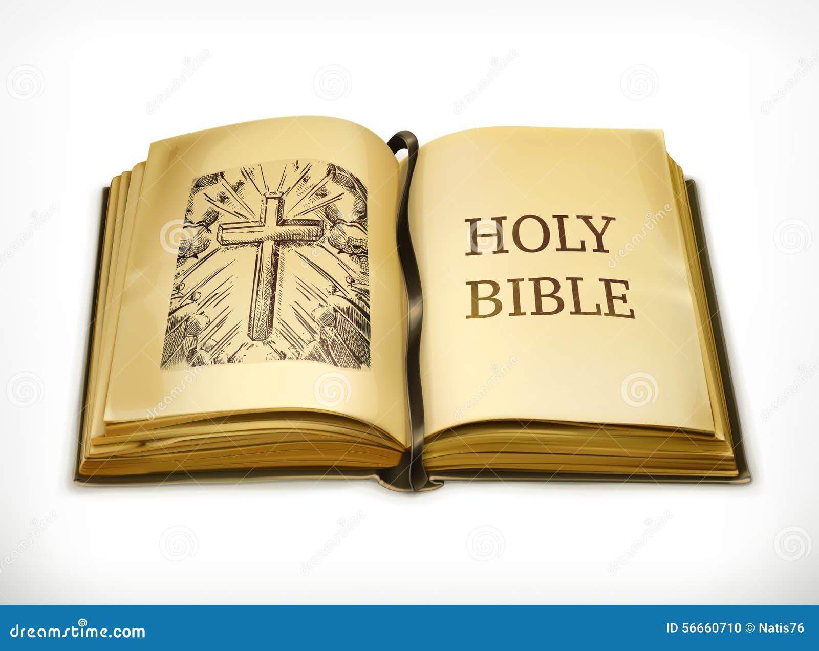 Holy Bible Vector Illustration Stock Vector Illustration Of Christ