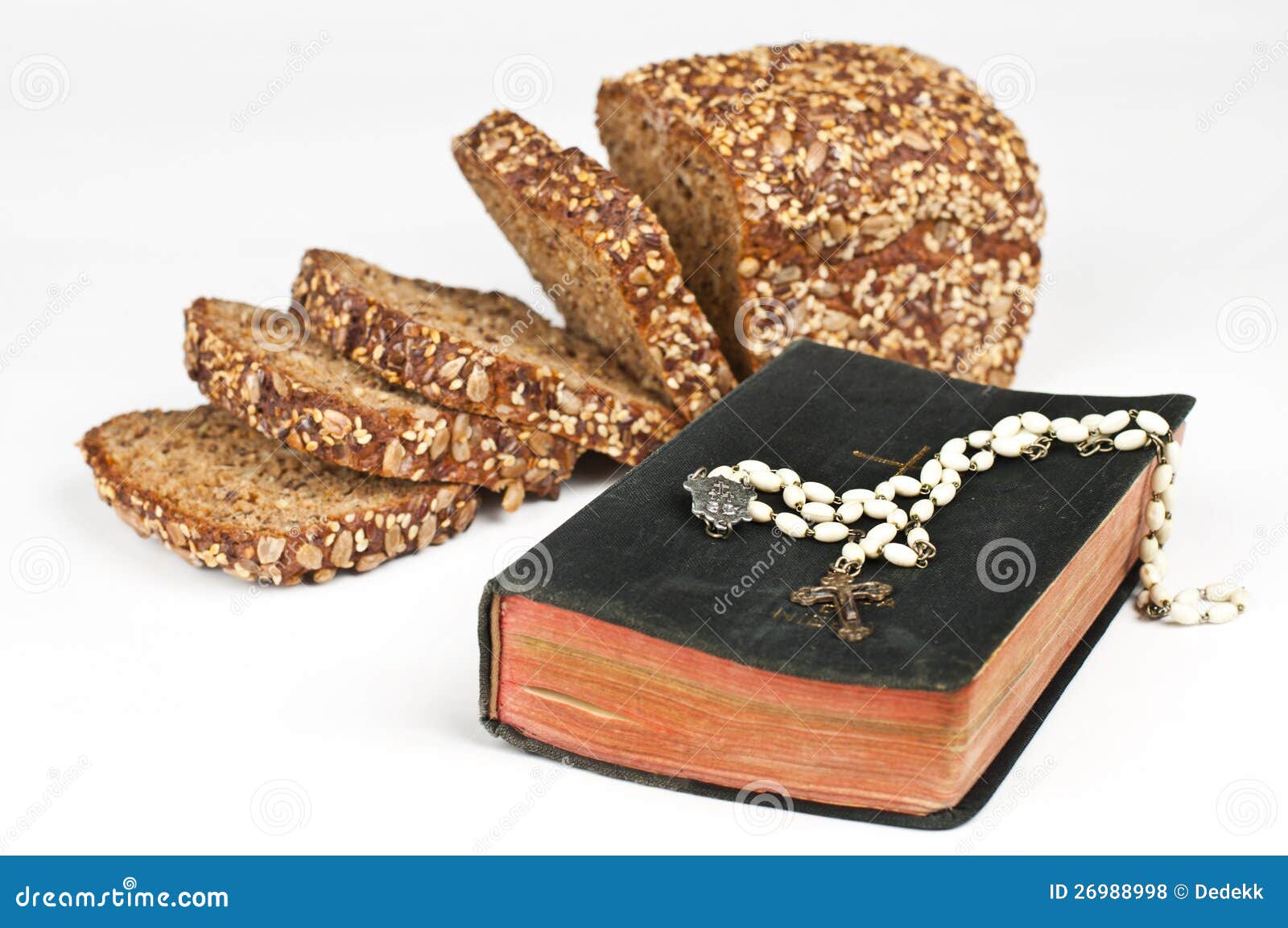 Holy bread stock photo. Image of church, gospel, mass - 26988998