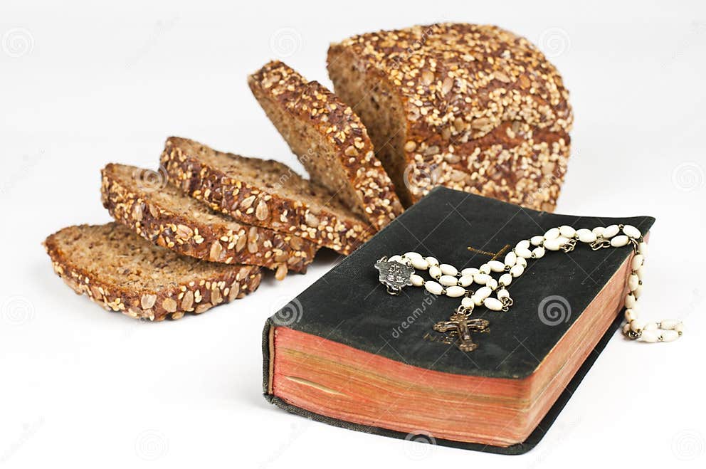 Holy bread stock photo. Image of church, gospel, mass - 26988998