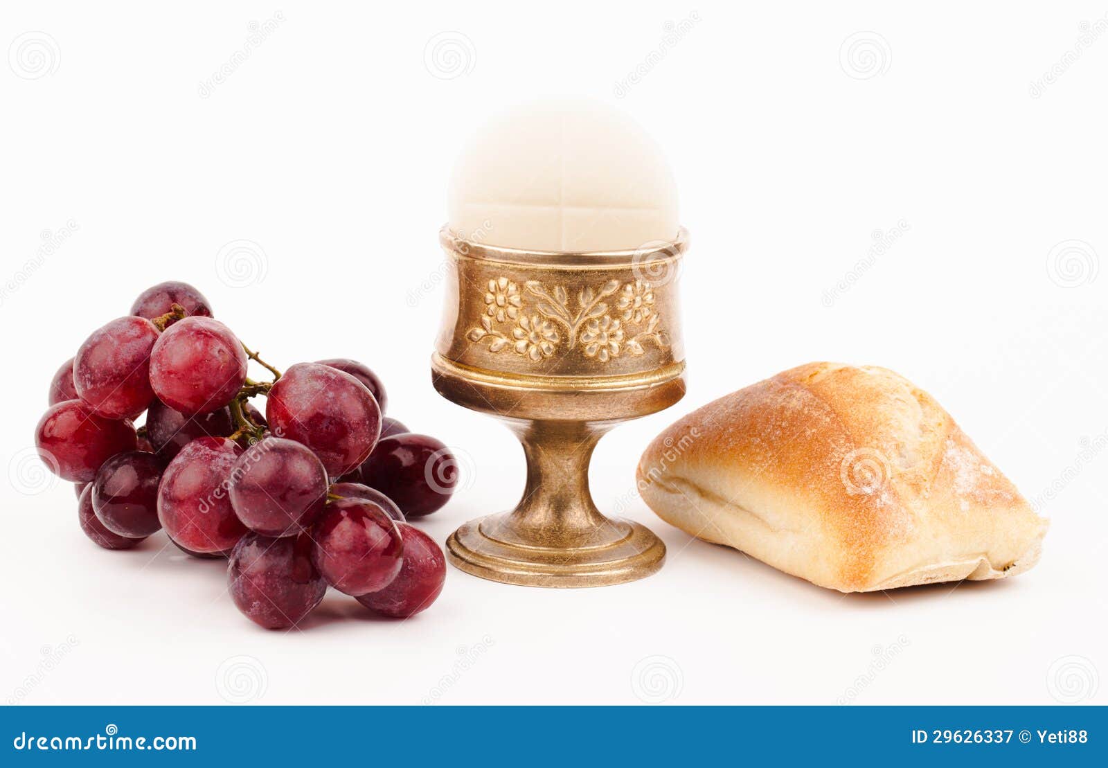 Holy bread stock image. Image of chaplain, chalice, jesus - 29626337