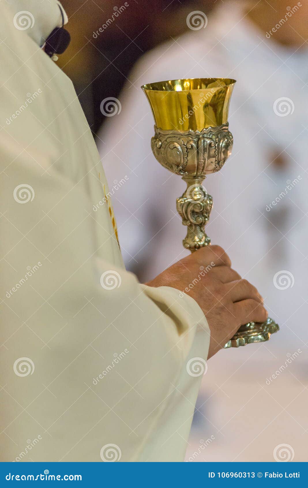 The rite of the Eucharist stock image. Image of christ - 106960313