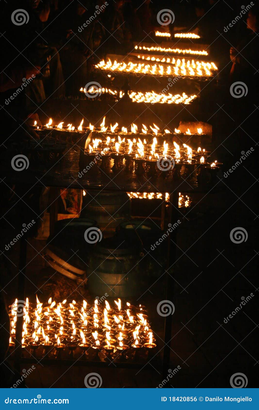 Holy candles editorial photo. Image of bodnath, burning - 18420856